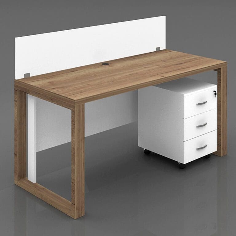 Oak Workstation Table - Office Plus Furniture