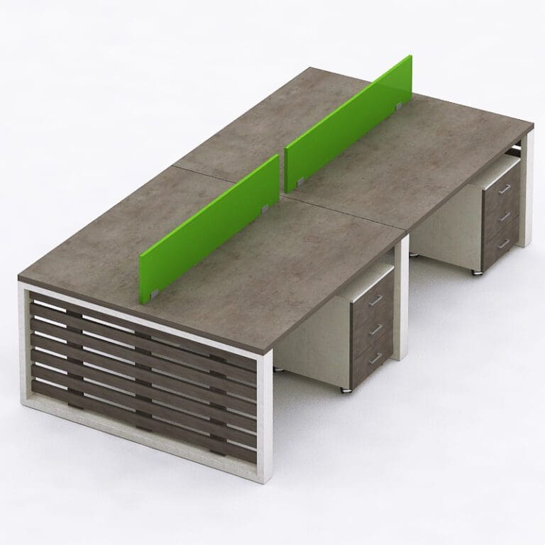 Oak Workstation Table - Office Plus Furniture