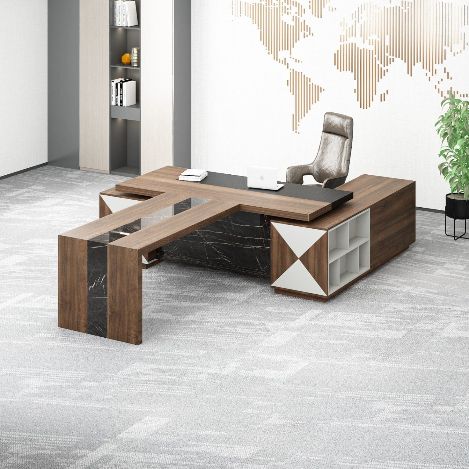 Gemini CEO Desk - Office Plus Furniture