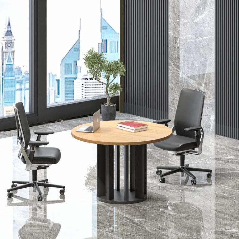 Round Meeting Table in UAE | Office Plus Furniture UAE